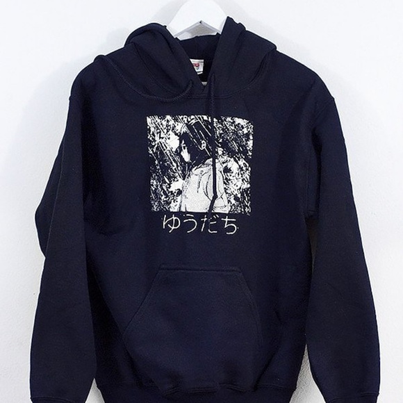 Sweaters | Sad Anime Girl In Rain | Poshmark